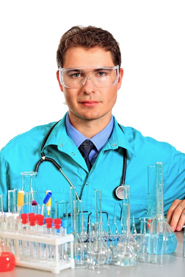 Chimiste image stock. Image du inspection, fille, hôpital - 5684415