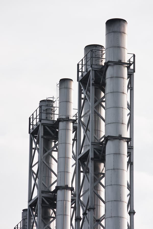 Chimney stock image. Image of industry, chimney, tower - 27556589