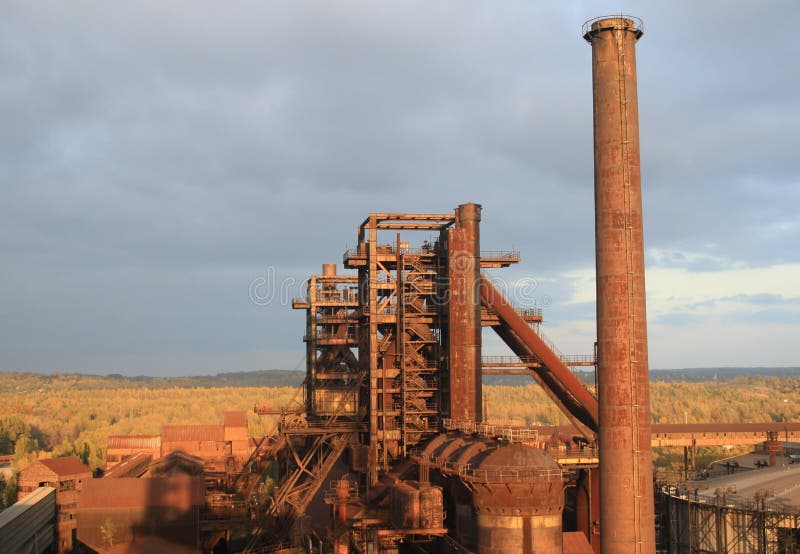 Chimney stock image. Image of chimney, towers, rusty - 28363771