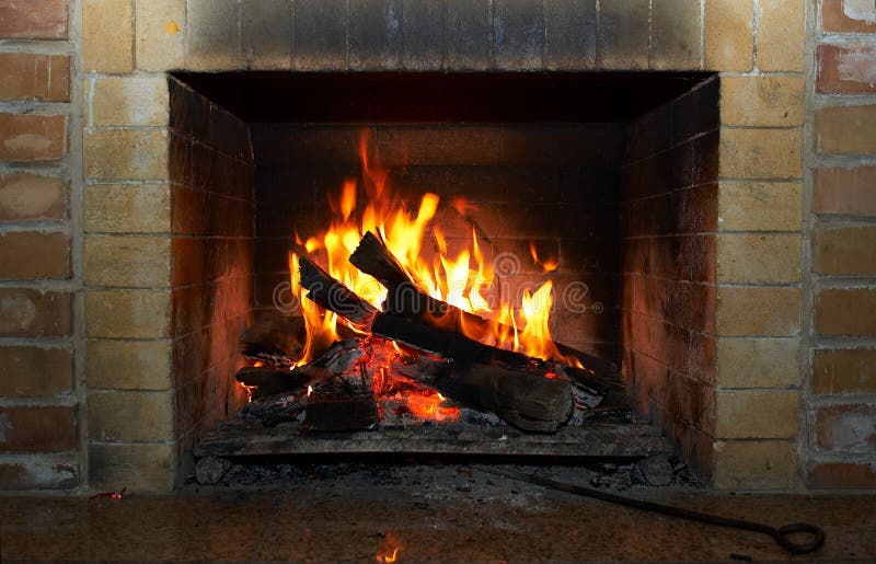 Chimney stock photo. Image of fire, ashes, firewood, corner - 491394