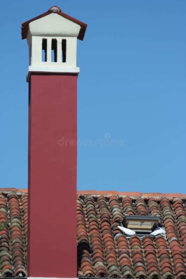Chimney stock photo. Image of shingles, smokestacks, bricks - 6185270