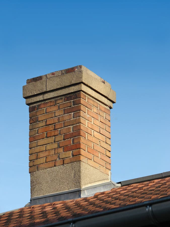 Chimney stock photo. Image of domestic, house, roof, brick - 6274268