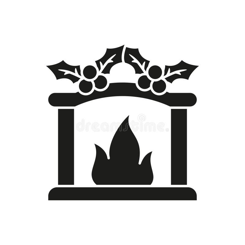 Chimney Christmas Icon Vector Basic Design Simple and Modern Stock ...