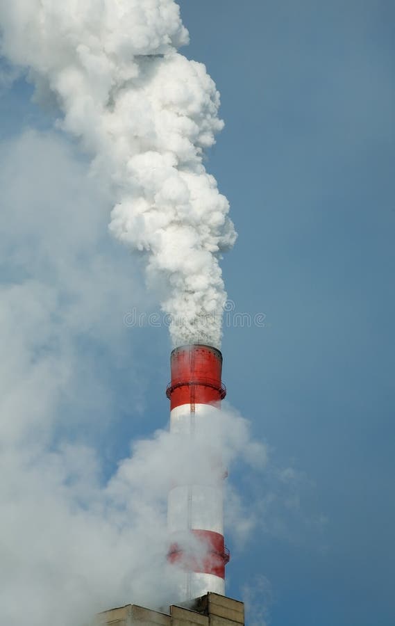 CO2 chimney smoke stock photo. Image of smoke, oxygen - 13350120