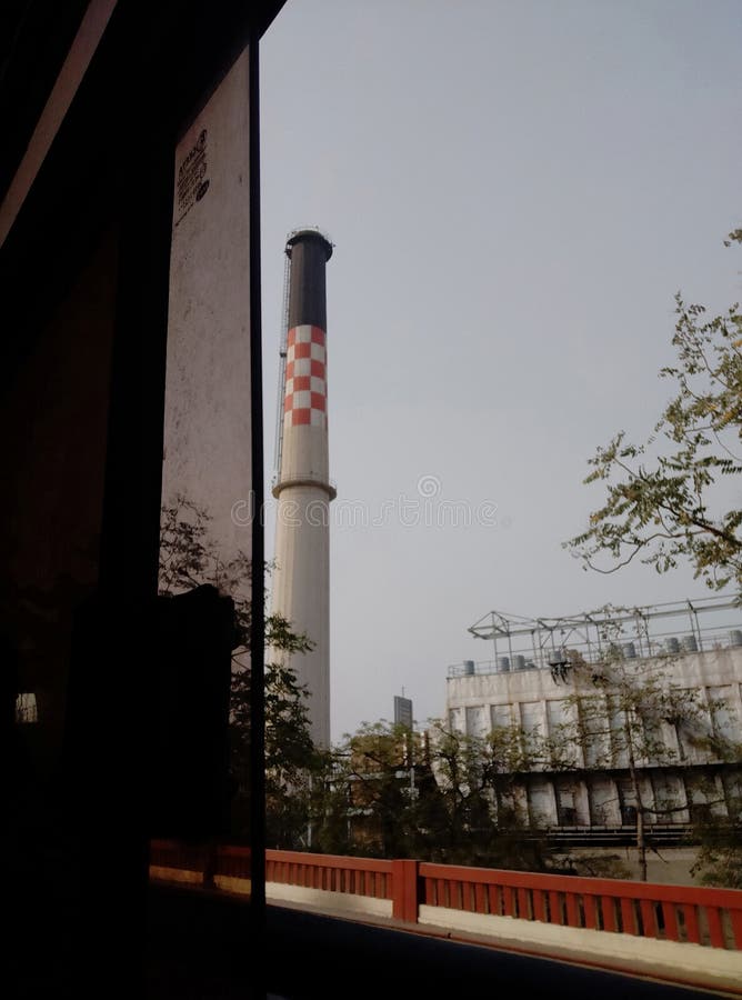 Chimney of a factory. stock photo. Image of chimney - 213862770
