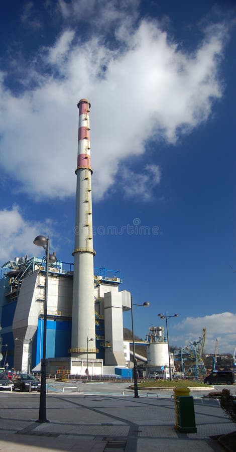 Chimney of a factory stock photo. Image of toxic, mouth - 995832