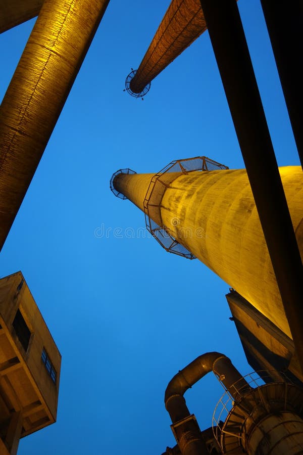 Chimney in Factory stock photo. Image of chimney, fuel - 39132334