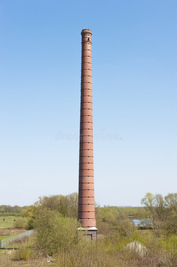 Chimney of Old Brick Factory Stock Photo - Image of ancient, hole: 39987150