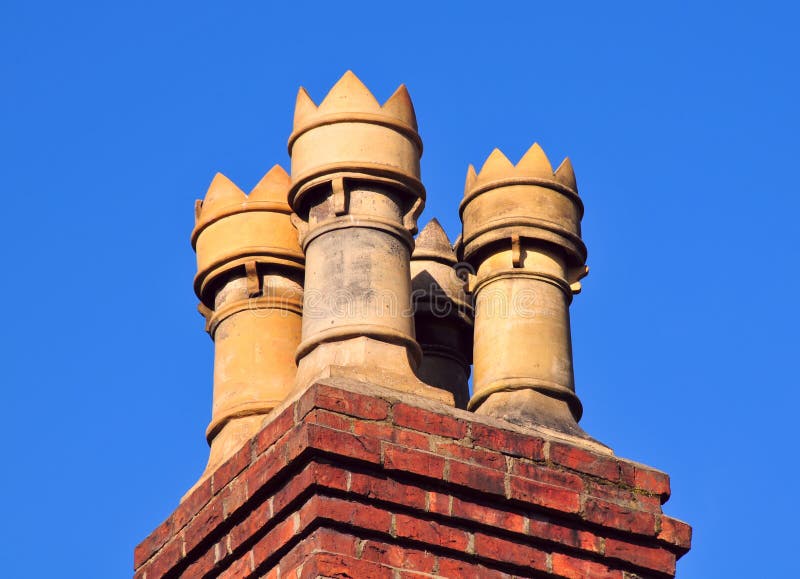 Old Georgian chimneys stock image. Image of antique, mansion - 3381215
