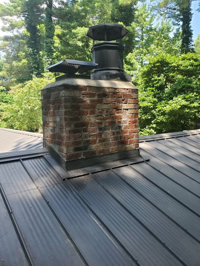 Chimney Repair Tuckpointing Brick Stock Photo - Image of tuckpointing ...