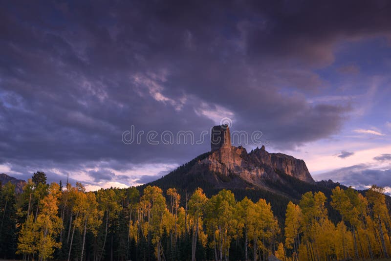 Chimney Rock National Historic Site In Early Morning, Western Nebraska ...