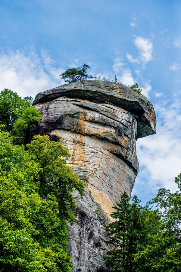 Chimney Rock Park and Lake Lure Scenery Stock Photo - Image of lure ...