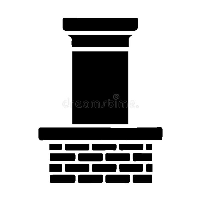 Chimney Simple Vector Icon for Logo Design Illustration. Stock Vector ...