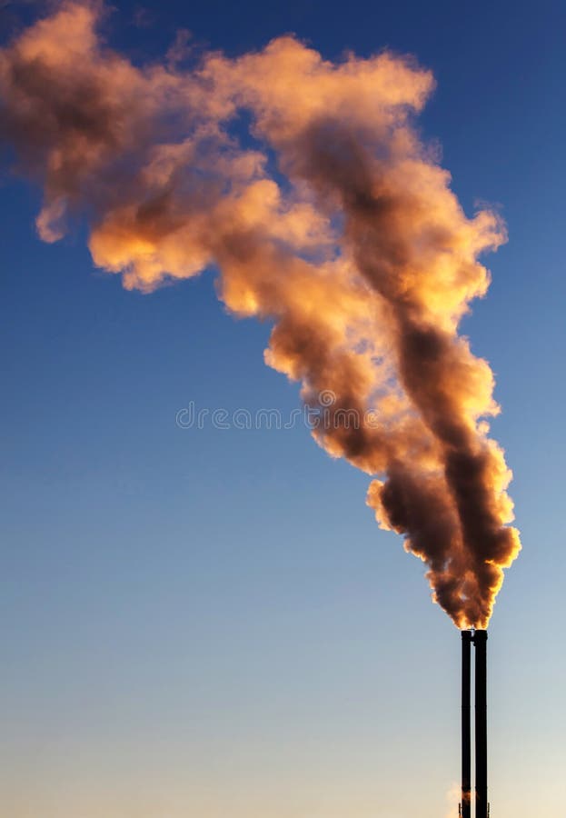 Chimney smoking stack. stock image. Image of poor, pipe - 373702501