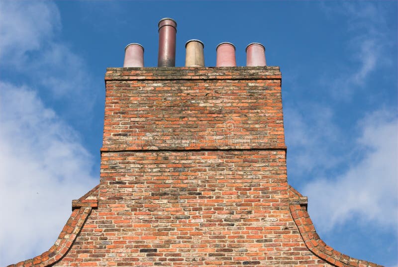 Chimney Stack stock image. Image of pots, ornate, home - 22975167