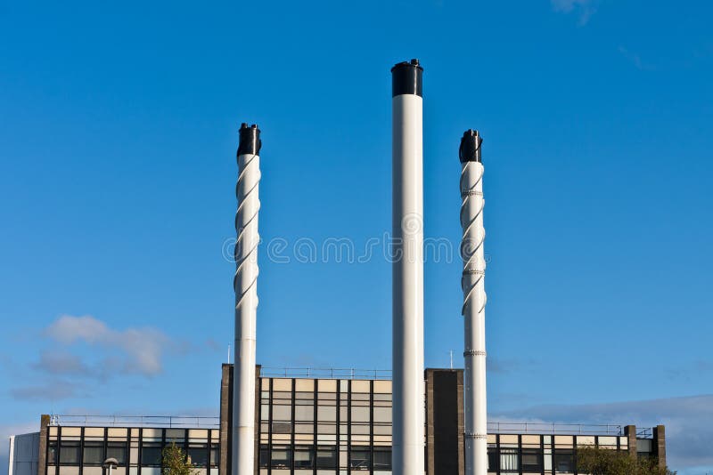 Chimney stacks stock photo. Image of tall, stack, industrial - 21205458