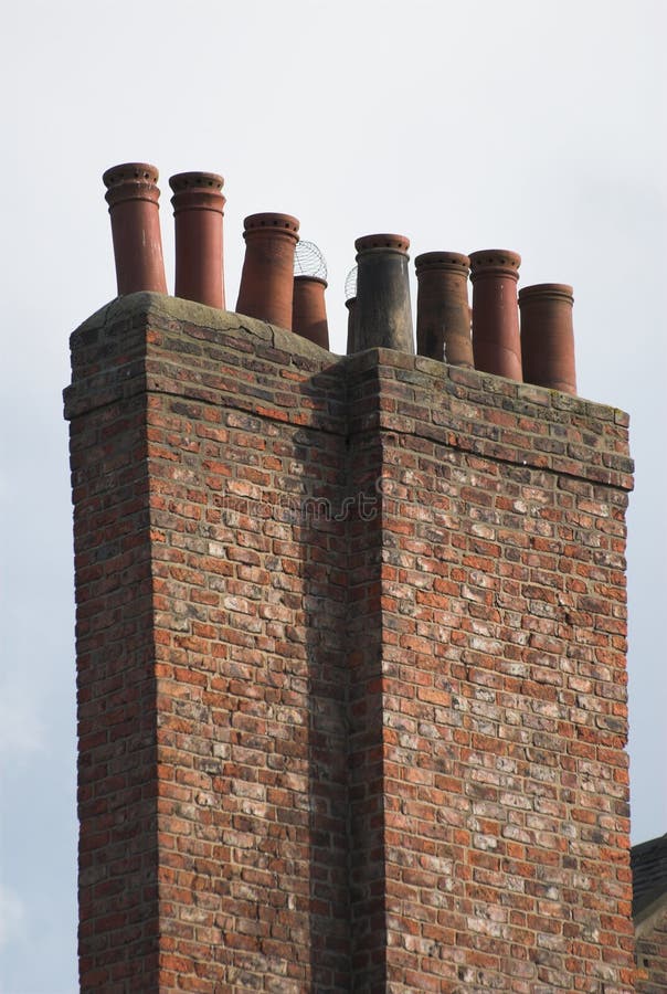 Chimney Stack stock image. Image of pots, ornate, home - 22975167