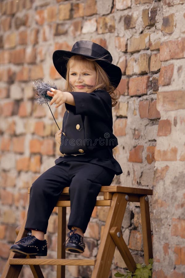 Chimney Sweep Girl stock image. Image of dusty, child - 70172711