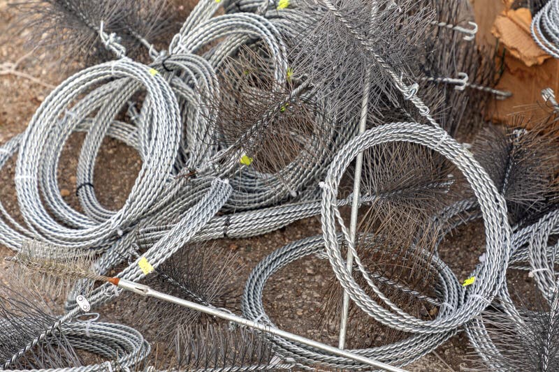 Chimney Sweep Wire Brush stock photo. Image of sweep - 286651396