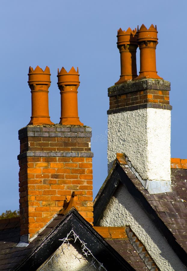 Chimneys stock image. Image of home, dwelling, house - 26330841