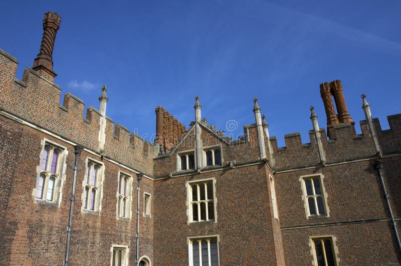 Hampton Court Palace Front stock image. Image of royal - 34928887