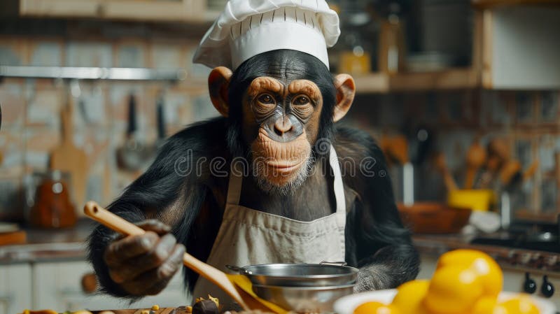 Chimp Cooking Stock Photos - Free & Royalty-Free Stock Photos from ...