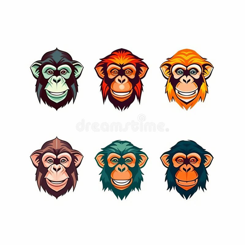 Chimp Logos Stock Illustrations – 102 Chimp Logos Stock Illustrations ...