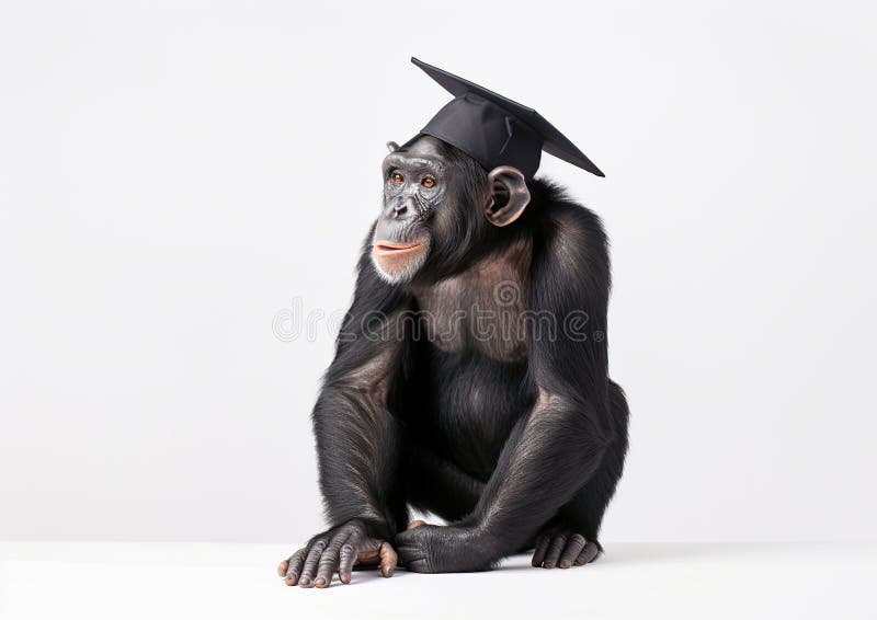 Graduation Monkey Stock Illustrations – 174 Graduation Monkey Stock ...