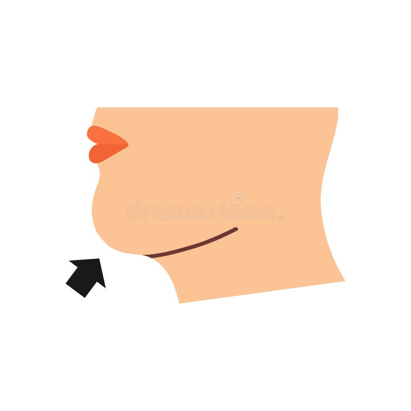 Chin Icon Clipart Logotype Isolated Vector Illustration Stock Vector ...