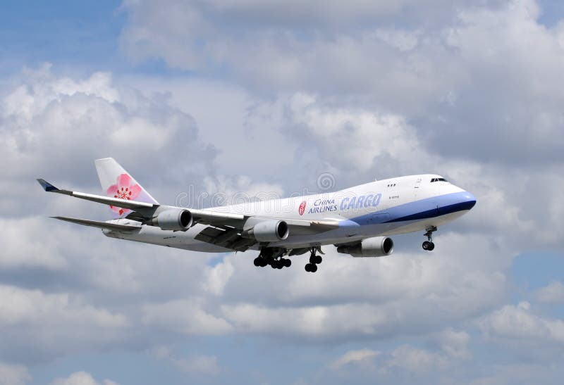 China Airlines Heavy Cargo Jet Editorial Stock Image - Image of ...