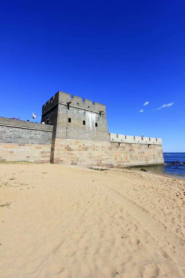 China Ancient Great Wall Building Scenery Stock Photo - Image of ...