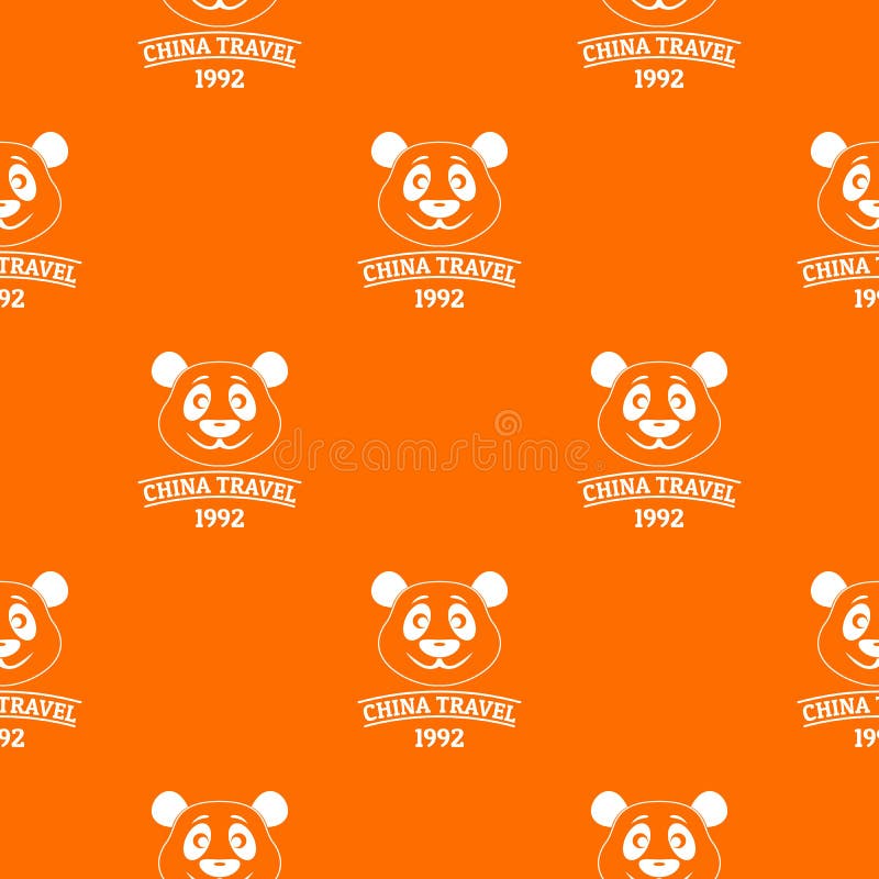 China Animal Pattern Vector Orange Stock Vector - Illustration of ...