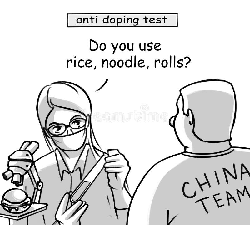China anti doping test stock illustration. Illustration of medical ...