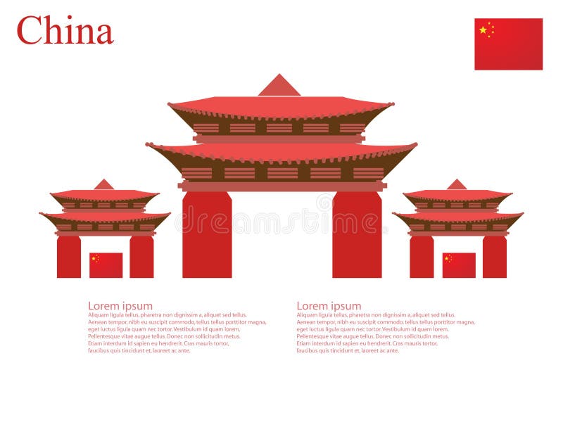 China Background Abstract Illustration Stock Vector - Illustration of ...