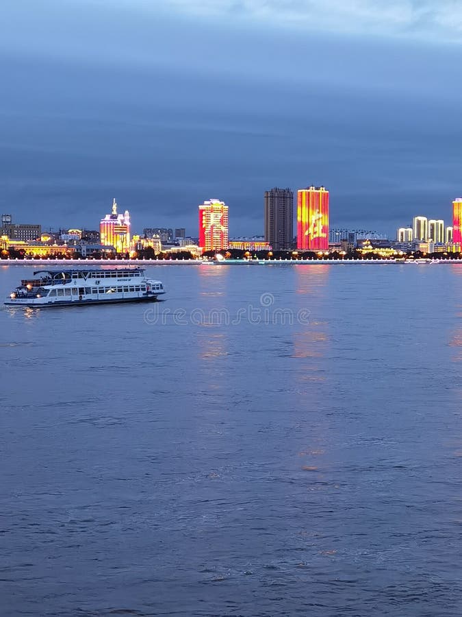 China on the Banks of the Amur River Editorial Photo - Image of ...