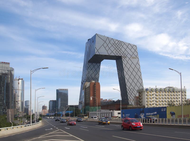 China Beijing CCTV Tower editorial photo. Image of building - 27153951