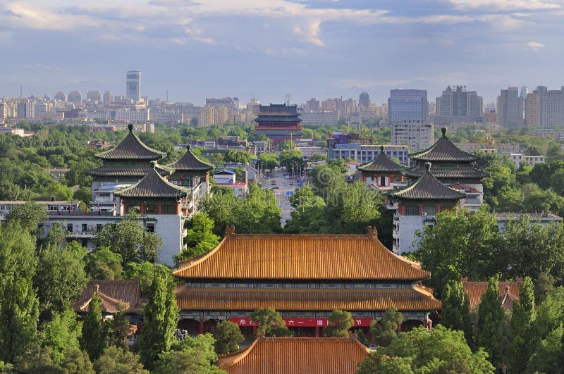 China Beijing Central Axis-Drum Tower Editorial Stock Photo - Image of ...
