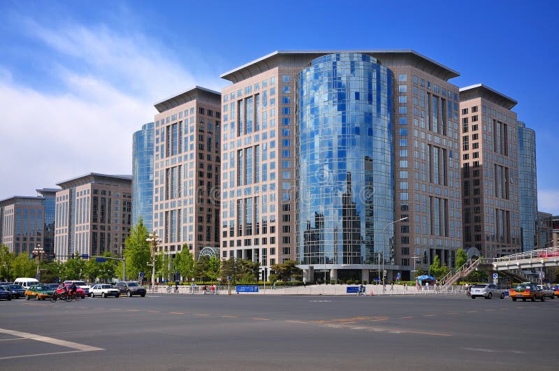 China Beijing Chang an Avenue Building Editorial Photography - Image of ...