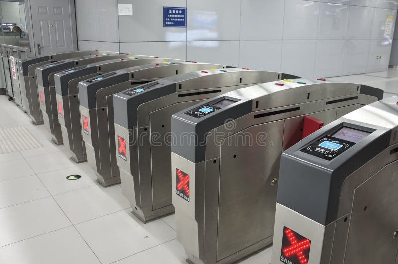 China Beijing Subway Ticket Machines Editorial Stock Image - Image of ...