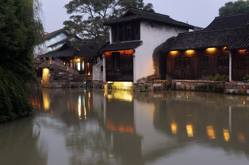 China building night scene stock photo. Image of heritage - 21143008