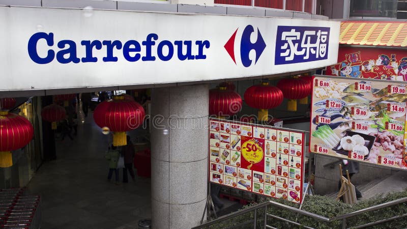 China: Carrefour editorial image. Image of nutrition - 37635060