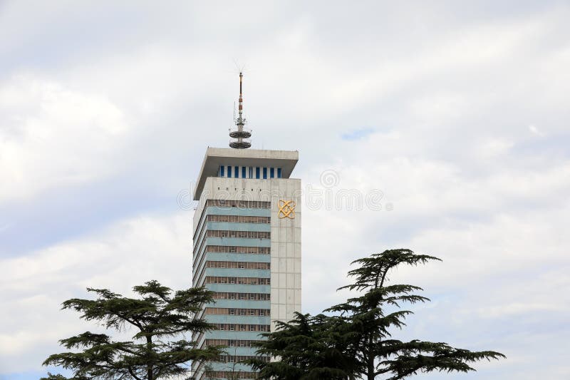 China Central Television Building, Beijing, China Stock Image - Image ...