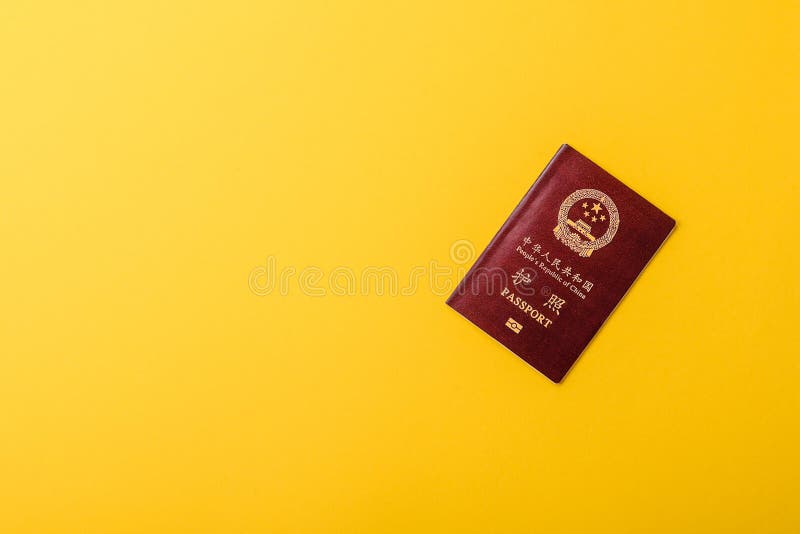 China Citizen Passport, Chinese Document for Global Business Stock ...