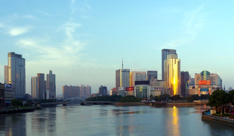 China city of Ningbo editorial stock photo. Image of houses - 26420298