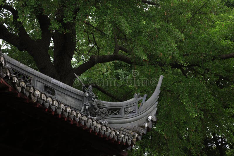China Classical Architecture in Yu Garden, Shanghai, China Stock Image ...