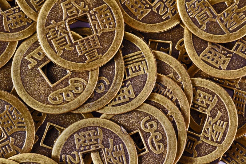 Antique Chinese Coins - China Stock Image - Image of circular, orient ...