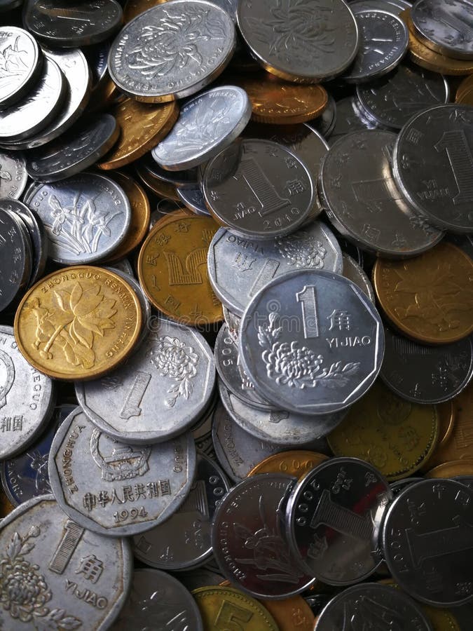 China coins stock photo. Image of cash, metal, closeup - 93815782