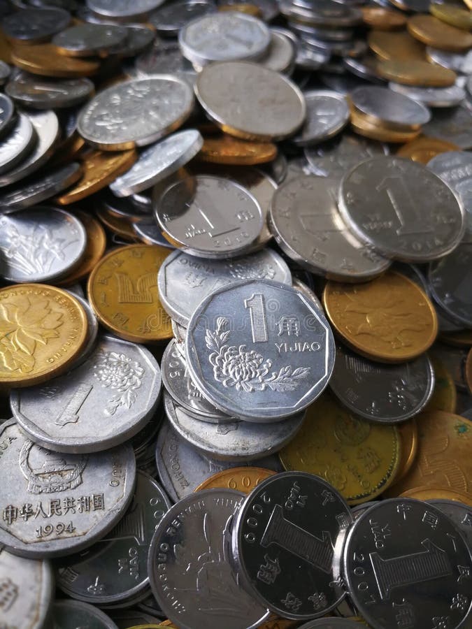 China coins stock photo. Image of cash, metal, closeup - 93815782