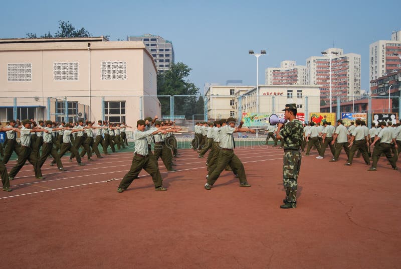China College Students Military Training 23 Editorial Photo - Image of ...
