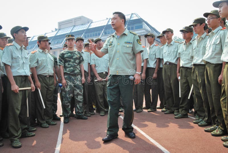 China College Students Military Training 25 Editorial Stock Photo ...